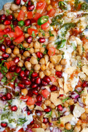 Dahi Chana Chaat Recipe (Vegan) - Cooking With Parita